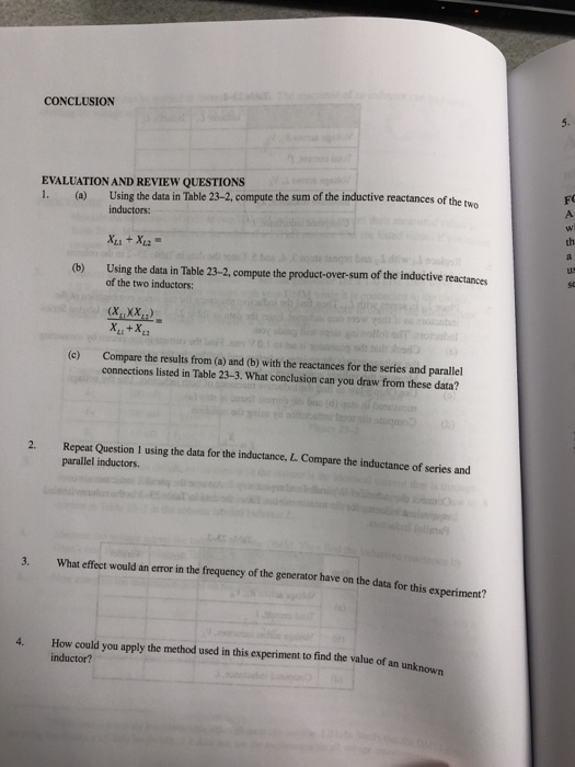 Solved Inductive Reactance Name Class READING Text, Sections | Chegg.com