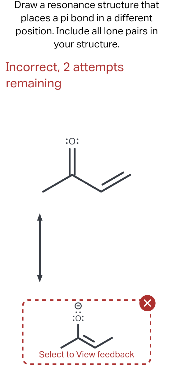 Solved Draw a resonance structure that places a pi bond in a | Chegg.com