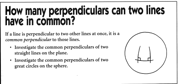 Solved How many perpendiculars can two lines have in common? | Chegg.com