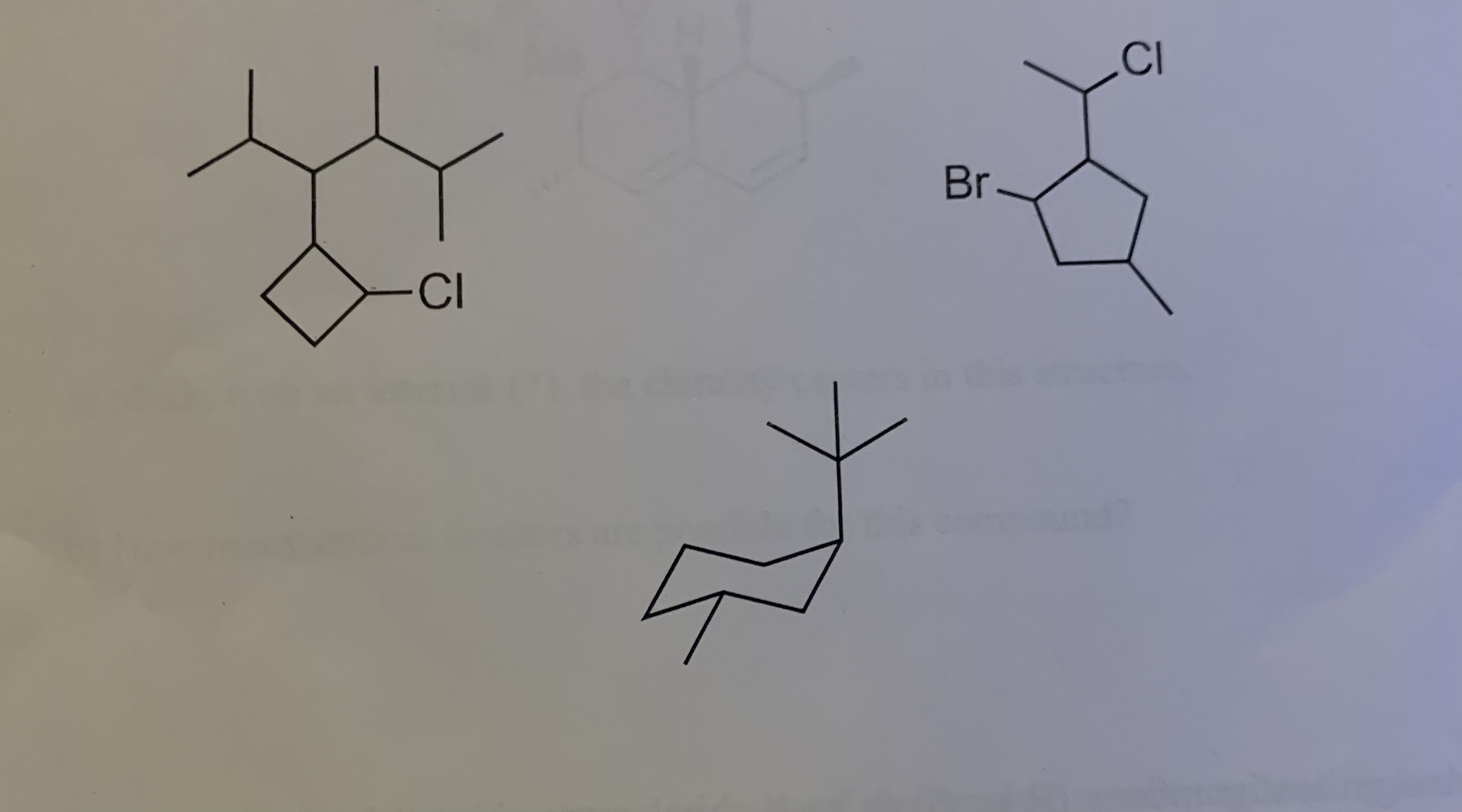 name these molecules: make sure to include | Chegg.com