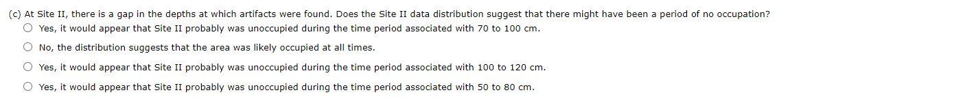 Solved In archaeology, the depth (below surface grade) at | Chegg.com