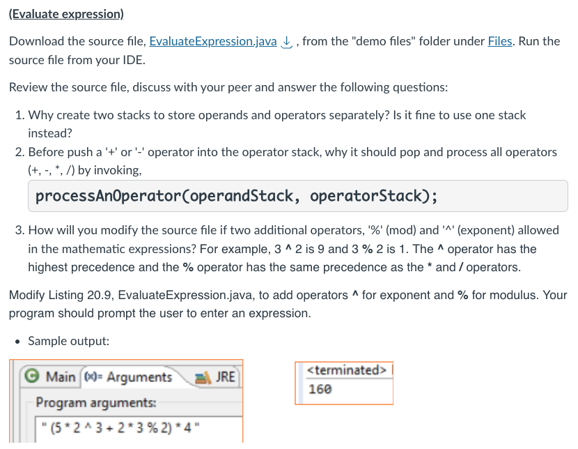 Solved JAVASubmission: Turn in the modified source | Chegg.com
