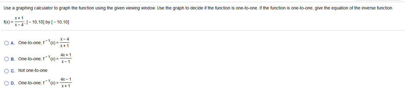 Solved Use a graphing calculator to graph the function using | Chegg.com