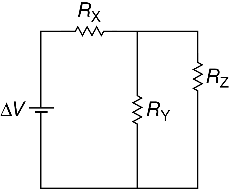 Solved A circuit consists of a single battery and three | Chegg.com