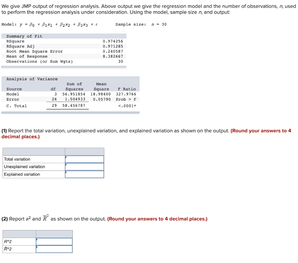 Solved 6 Find The P Value Related To Model On The 