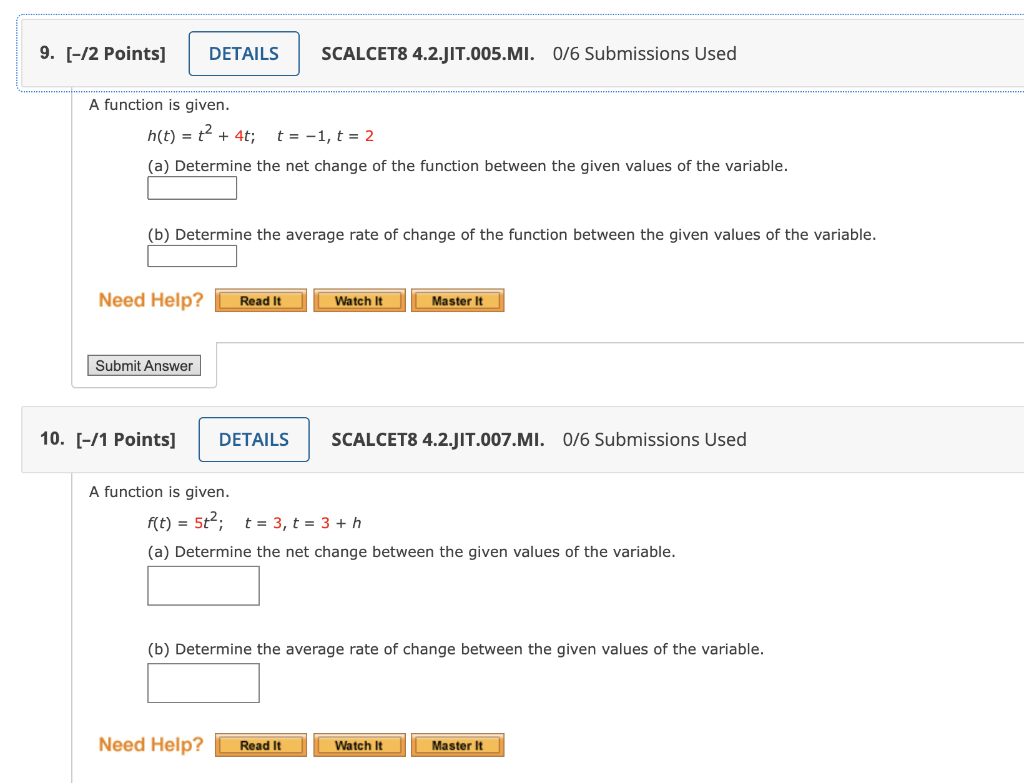 Solved 9. [-12 Points] DETAILS SCALCET8 4.2.JIT.005.MI. 0/6 | Chegg.com