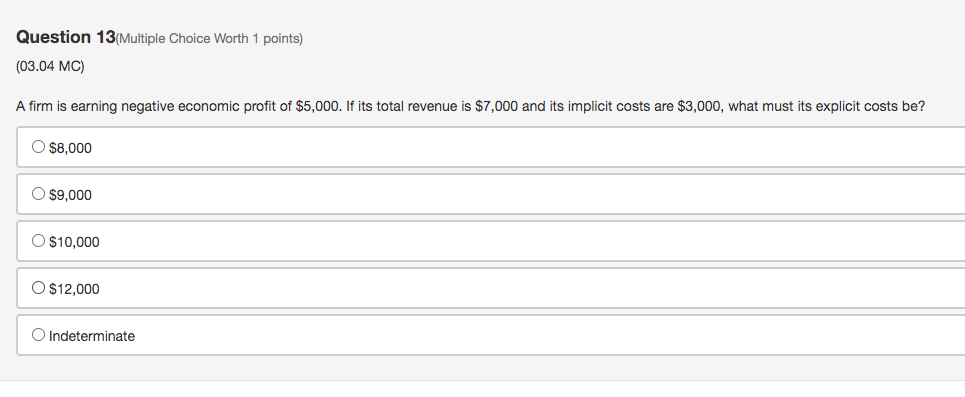 Solved Question 13 (Multiple Choice Worth 1 points) (03.04 | Chegg.com