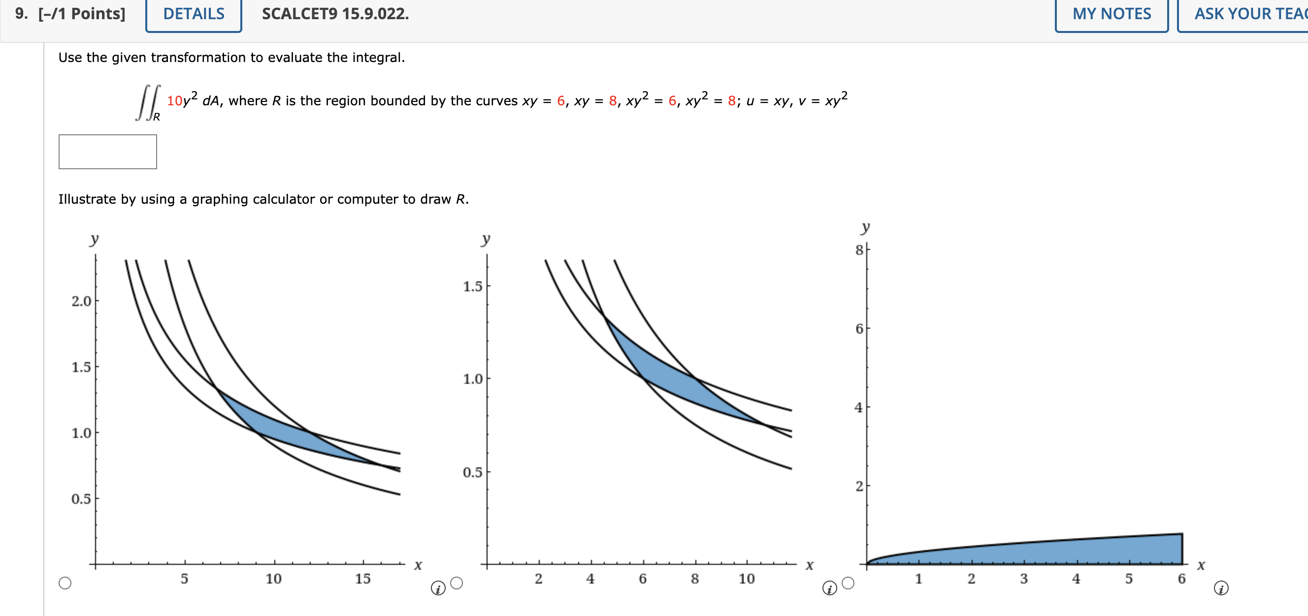 Solved Use the given transformation to evaluate the | Chegg.com