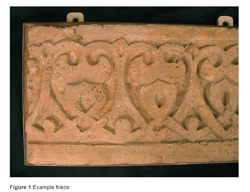 A frieze pattern is a decoration made from repeated | Chegg.com