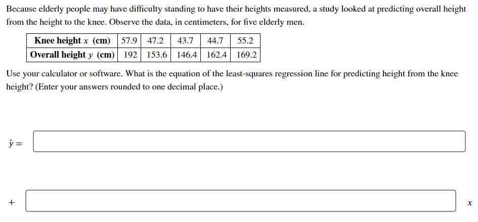 Solved Because elderly people may have difficulty standing | Chegg.com