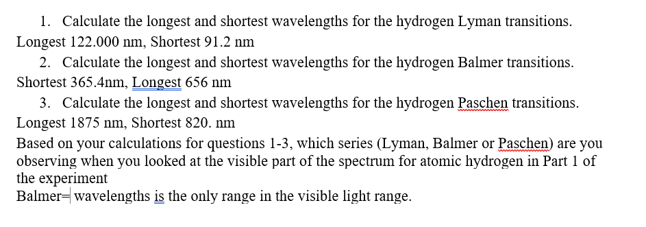 Solved EXPERIMENT 11∼ DIFFRACTION, WAVELENGTH, AND ATOMIC | Chegg.com