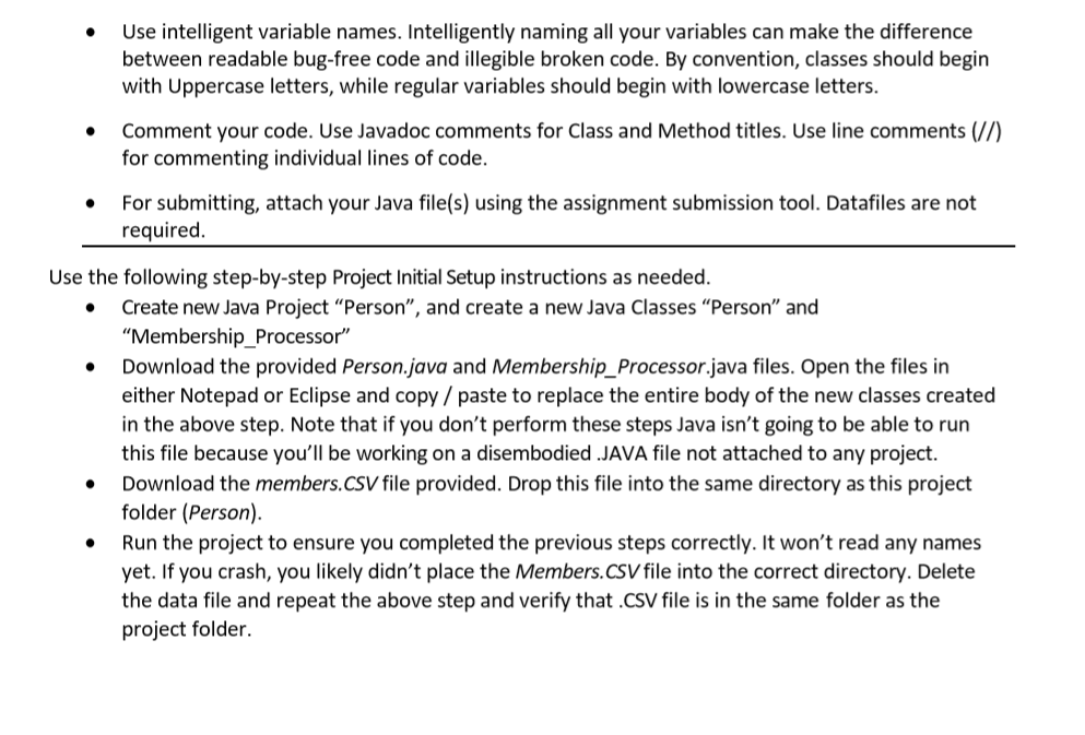 Solved Programming Project 2 Part A – ArrayLists Part A - | Chegg.com | Chegg.com