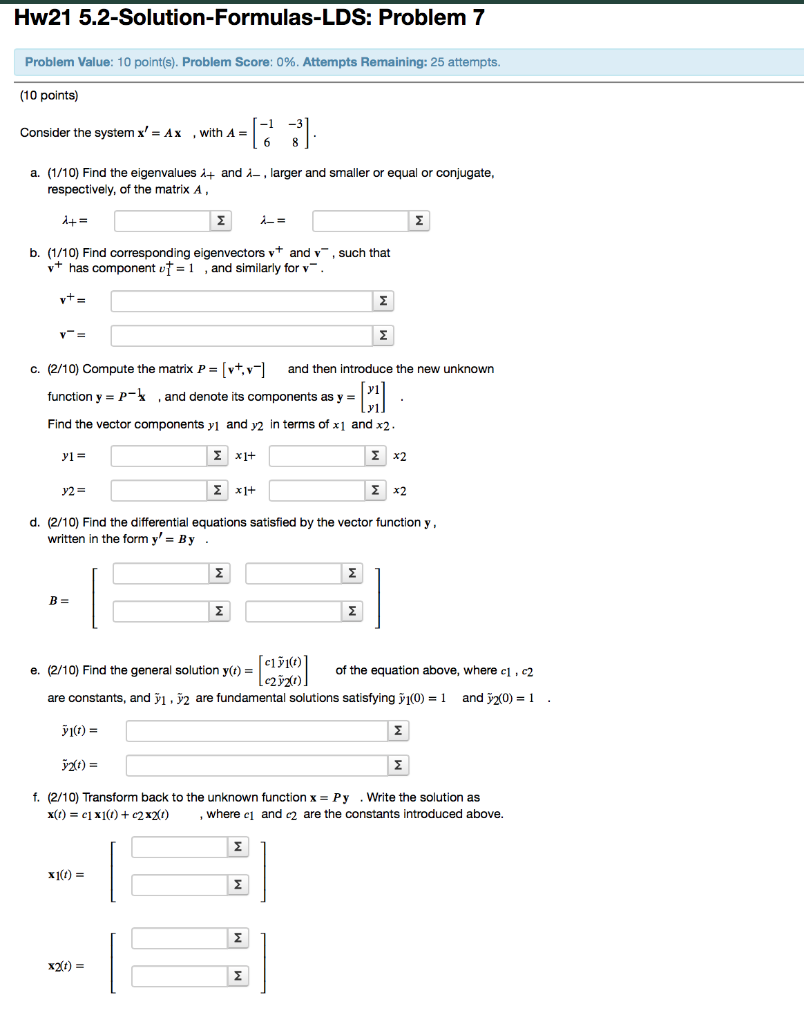 Solved Hw21 5.2-Solution-Formulas-LDS: Problem 7 Problem | Chegg.com