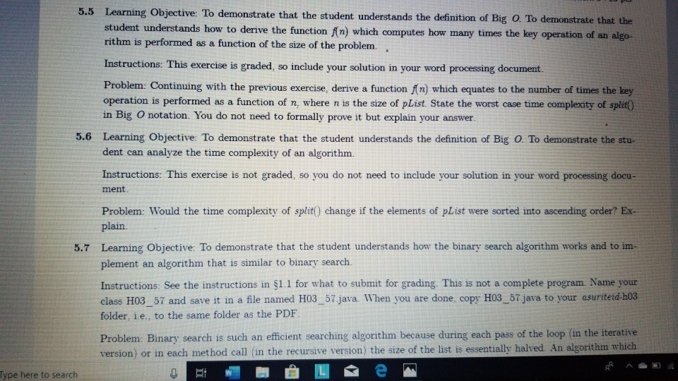 Solved 3.1 Learning Objective: To write a recursive method. | Chegg.com