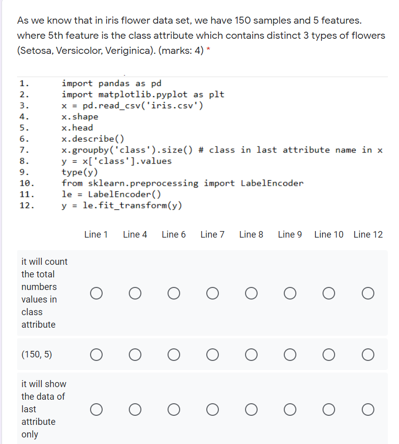 Solved As we know that in iris flower data set, we have 150 | Chegg.com