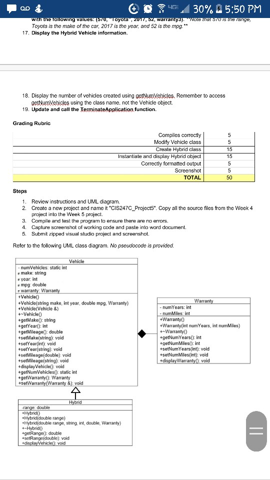CIS247C Week 5 Project Overview The objective this | Chegg.com