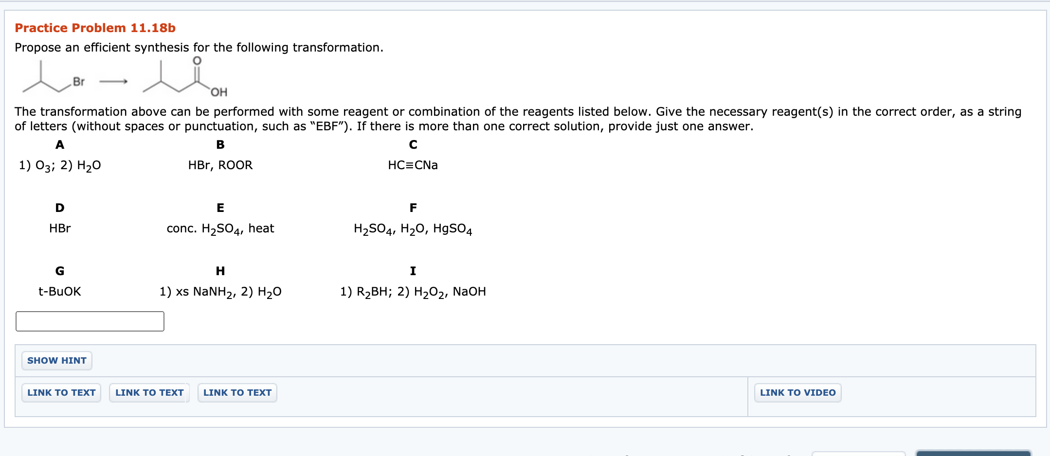 Solved Practice Problem 11.18a Propose an efficient | Chegg.com