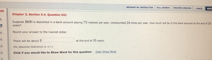 Solved ment MESSAGE MY INSTRUCTOR FULL SCREEN PRINTER | Chegg.com