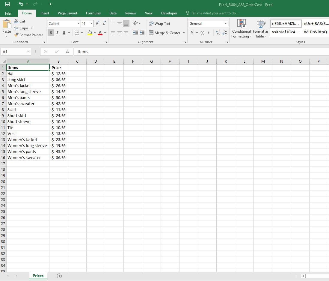 Grader - Instructions Excel 2019 Project | Chegg.com