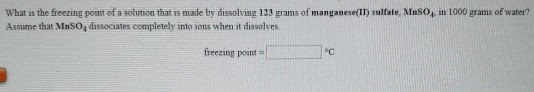 Solved How many grams of the nonelectrolyte propanol, C3H90 | Chegg.com