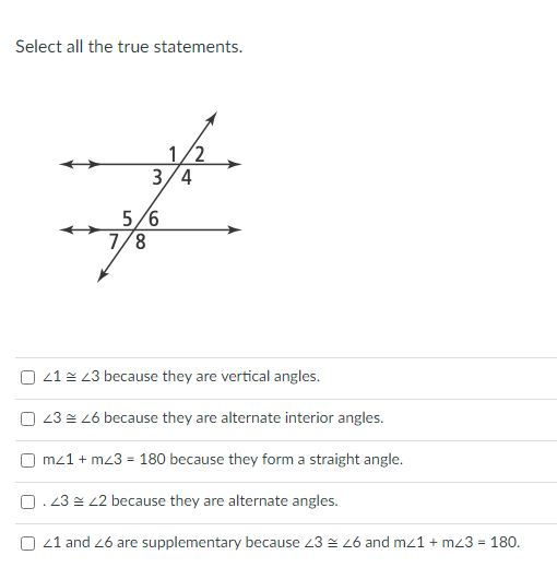 Solved Select all the true statements. 1/2 3/4 པ་ 5/6 7/8 0 | Chegg.com
