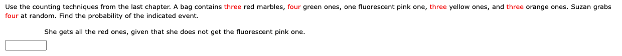 Solved four at random. Find the probability of the indicated | Chegg.com