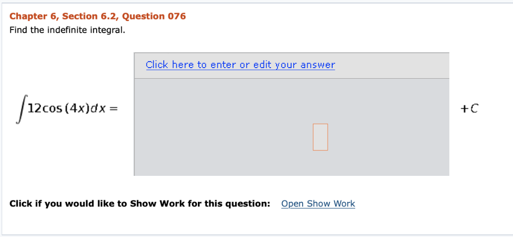 Solved Chapter 6, Section 6.2, Additional Question 001 | Chegg.com