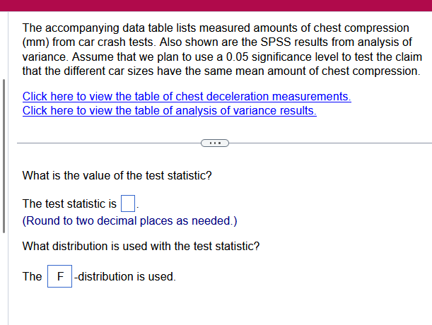 Solved The accompanying data table lists measured amounts of | Chegg.com