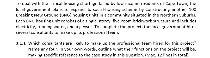Solved To deal with the critical housing shortage faced by | Chegg.com