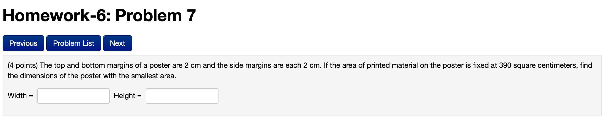 Solved Homework-6: Problem 7 Previous Problem List Next (4 | Chegg.com