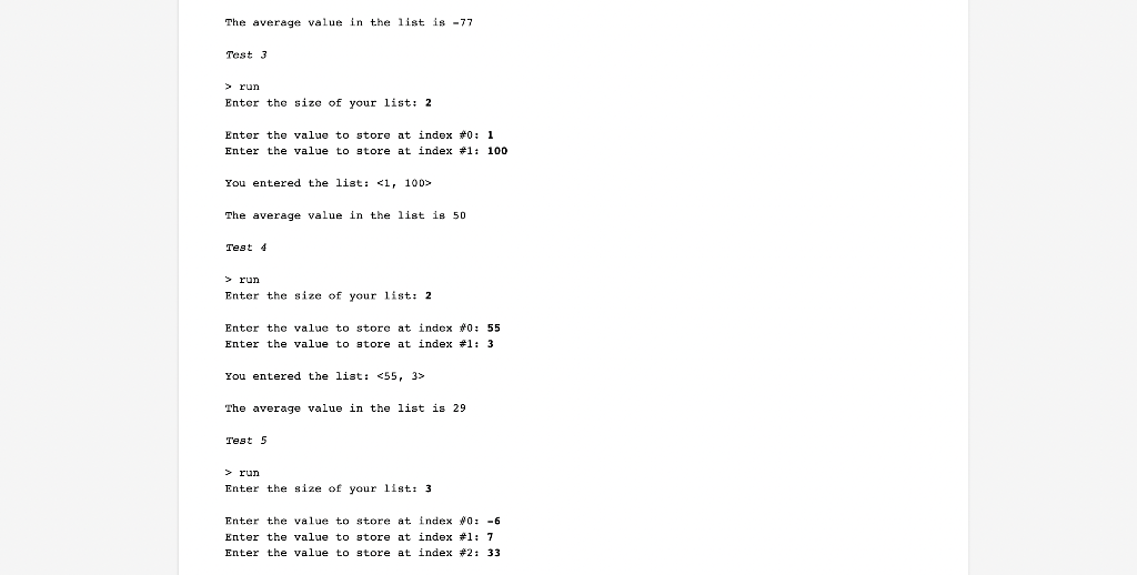 Solved Programming Assignment Write a program that prompts | Chegg.com