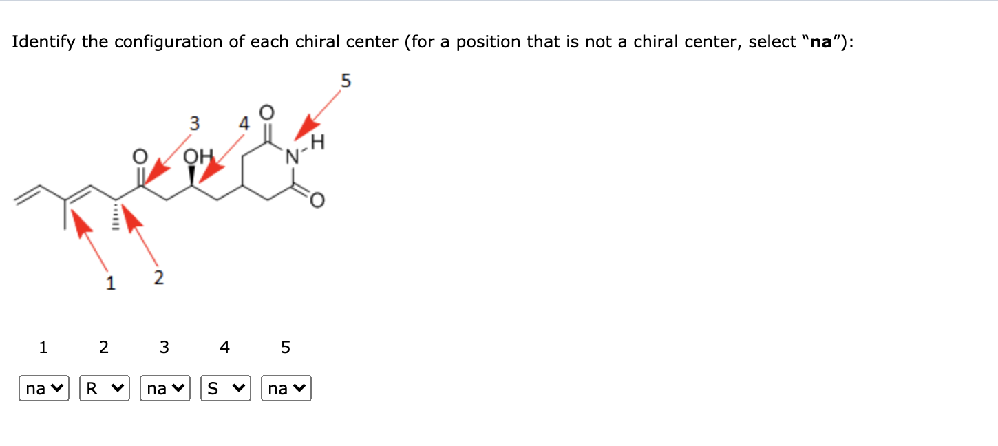 Solved Identify the configuration of each chiral center (for | Chegg.com