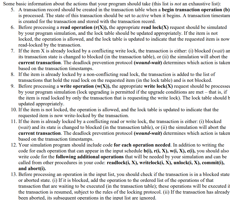 Solved Implement A Program That Simulates The Behavior 8436