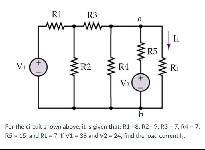 Solved For the circuit shown above, it is given that: | Chegg.com