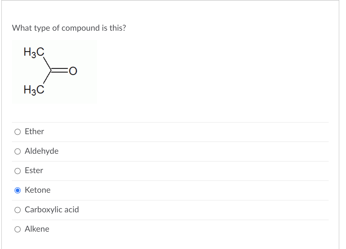 Solved What type of compound is this? Ether Aldehyde Ester | Chegg.com