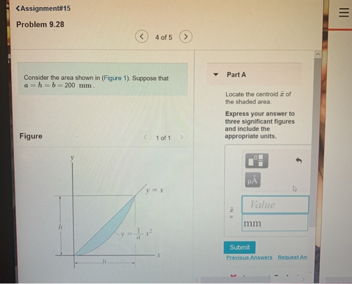Solved Assignment#15 Problem 9.28 4 of 5 Part A Consider the | Chegg.com