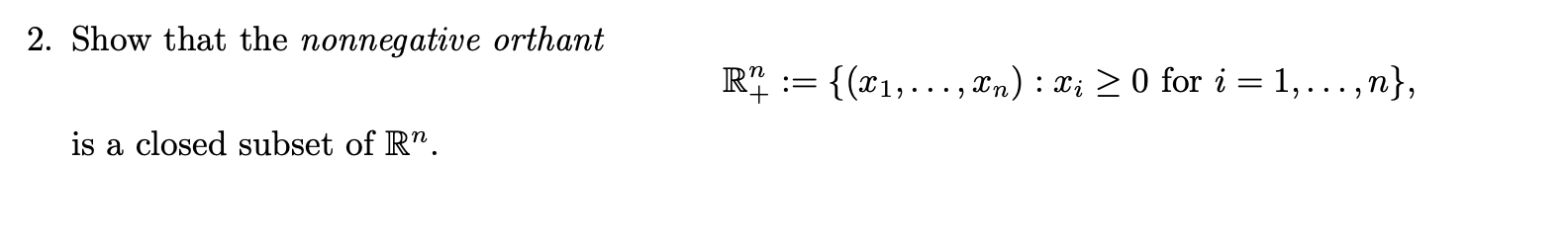 Solved Show that the nonnegative | Chegg.com