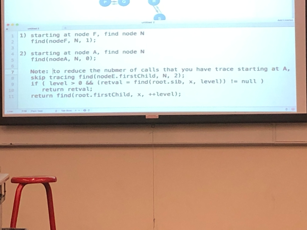 general tree: 1) starting at node F, find node N 2 | Chegg.com