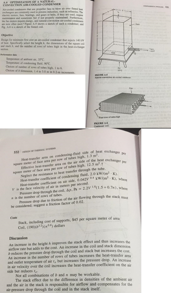 A.6 OPTIMIZATION OF A NATURAL- CONVECTION AIR-COOLED | Chegg.com