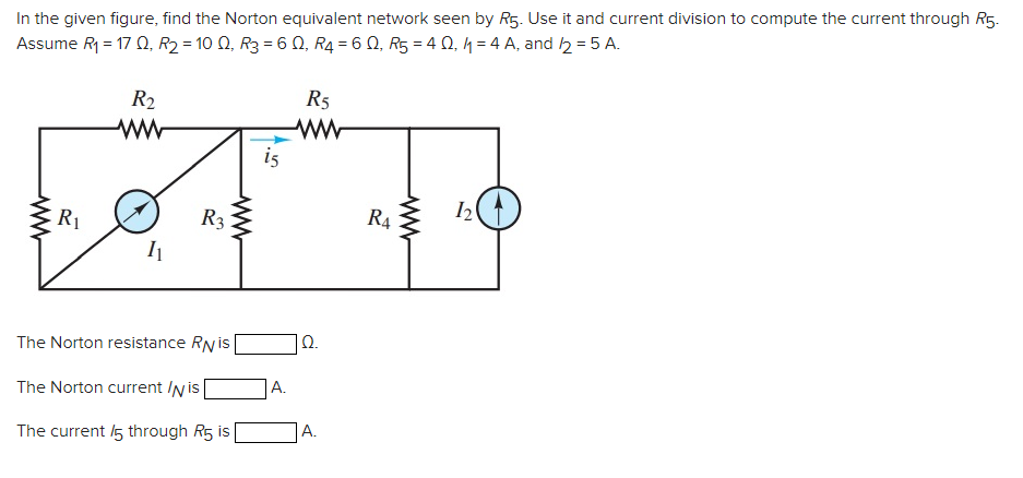 Solved In the given figure, find the Norton equivalent | Chegg.com