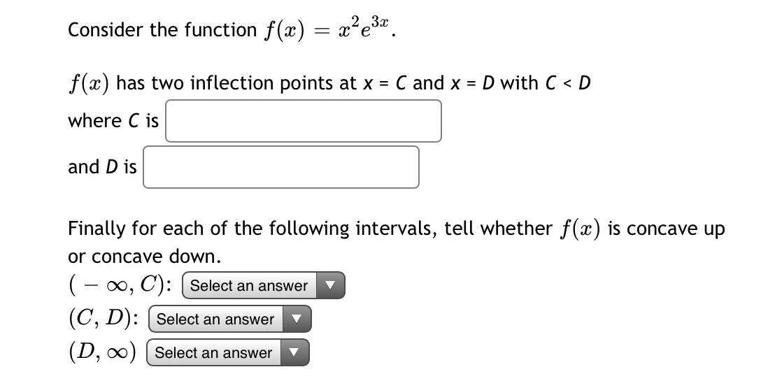 Solved Answer the following questions for the function | Chegg.com