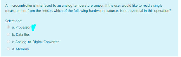 Solved A microcontroller is interfaced to an analog | Chegg.com