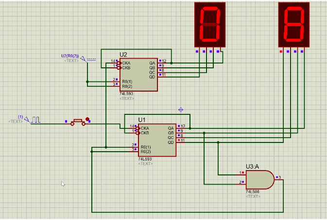 help me to form a 3-digit decimal counter (0-999) LED | Chegg.com