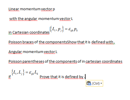 Solved Linear momentum vector p with the angular momentum | Chegg.com