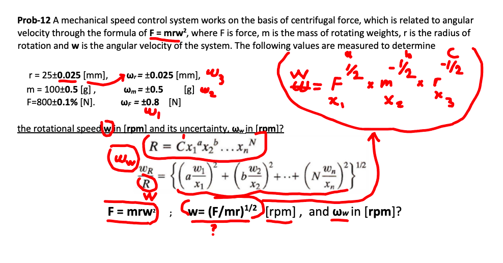 Solved Prob-12 A mechanical speed control system works on | Chegg.com