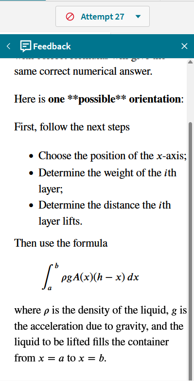 Solved Top photo is the problem, bottom is the feedback to | Chegg.com