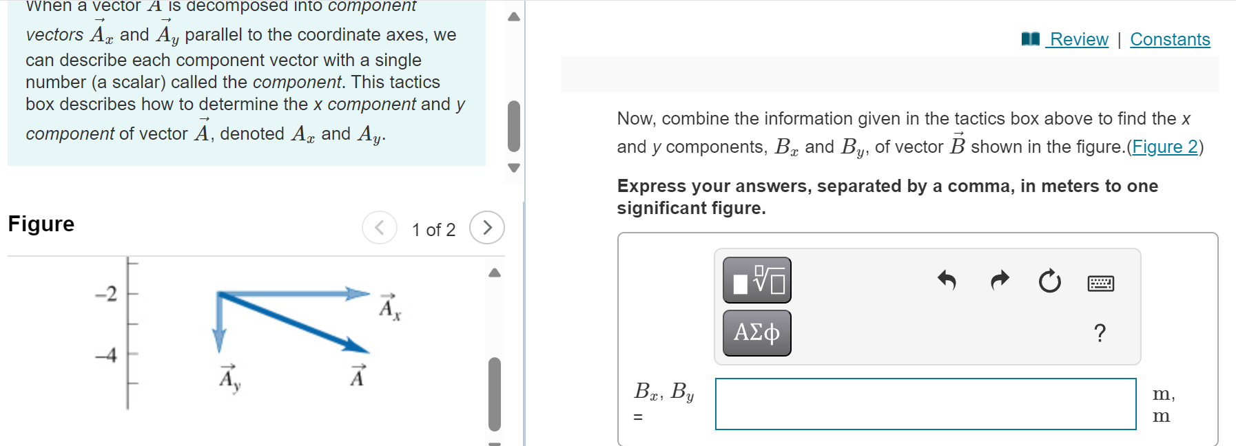Vvnen a vector A is decomposed into | Chegg.com