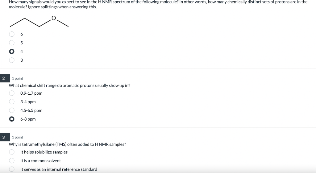 Solved How many signals would you expect to see in the \( | Chegg.com