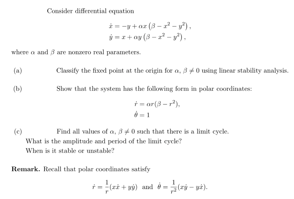 Solved Consider differential equation i = -y + ax (8 – 22 – | Chegg.com