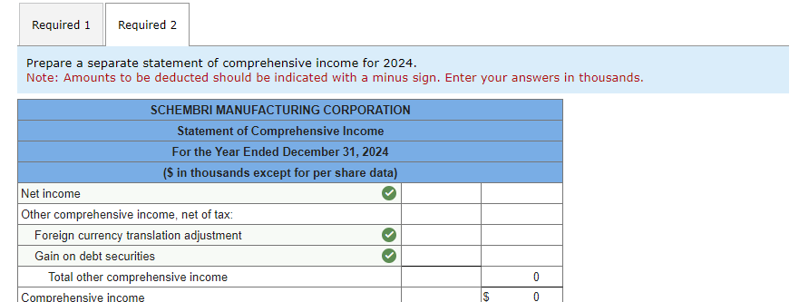 Solved Prepare Schembri's single, continuous multiple-step | Chegg.com